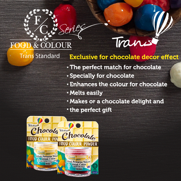 Chocolate Food Colour Powder - Baking Supplier Malaysia